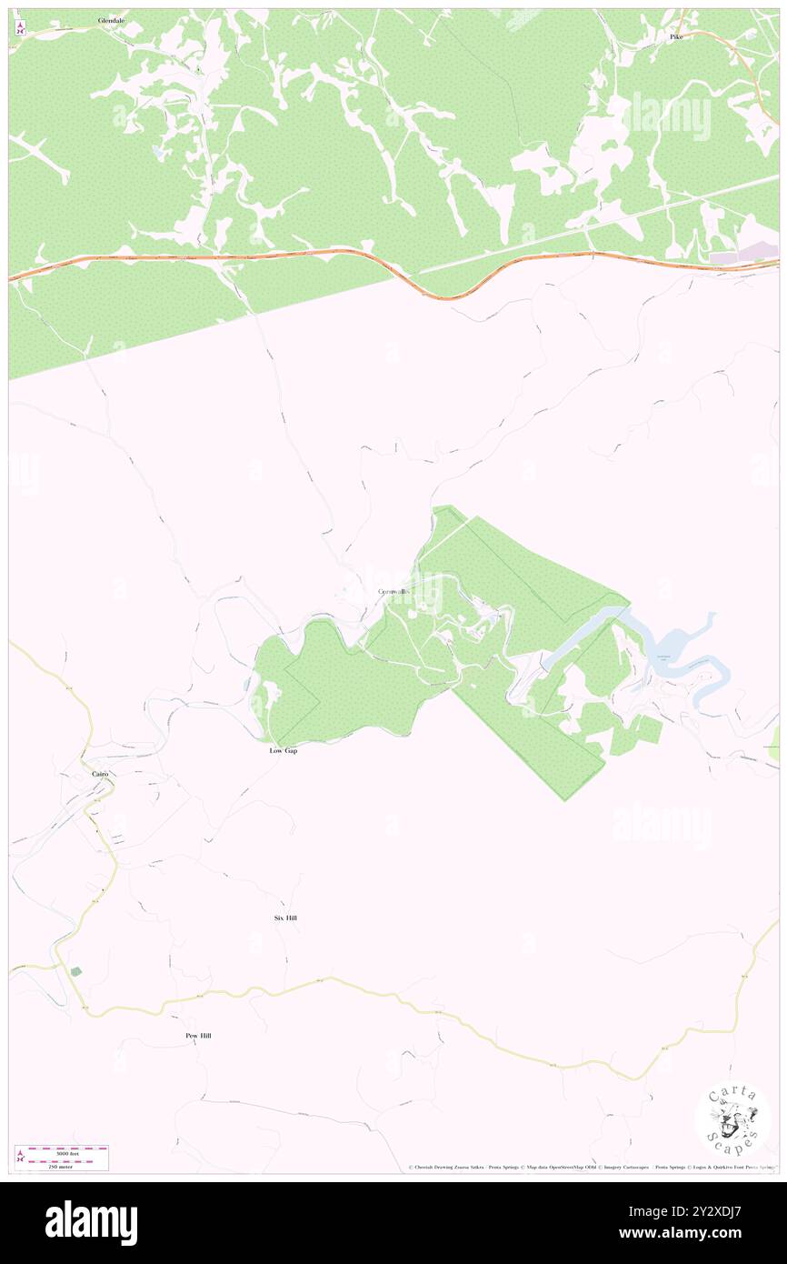 Ritchie west virginia map hi-res stock photography and images - Alamy