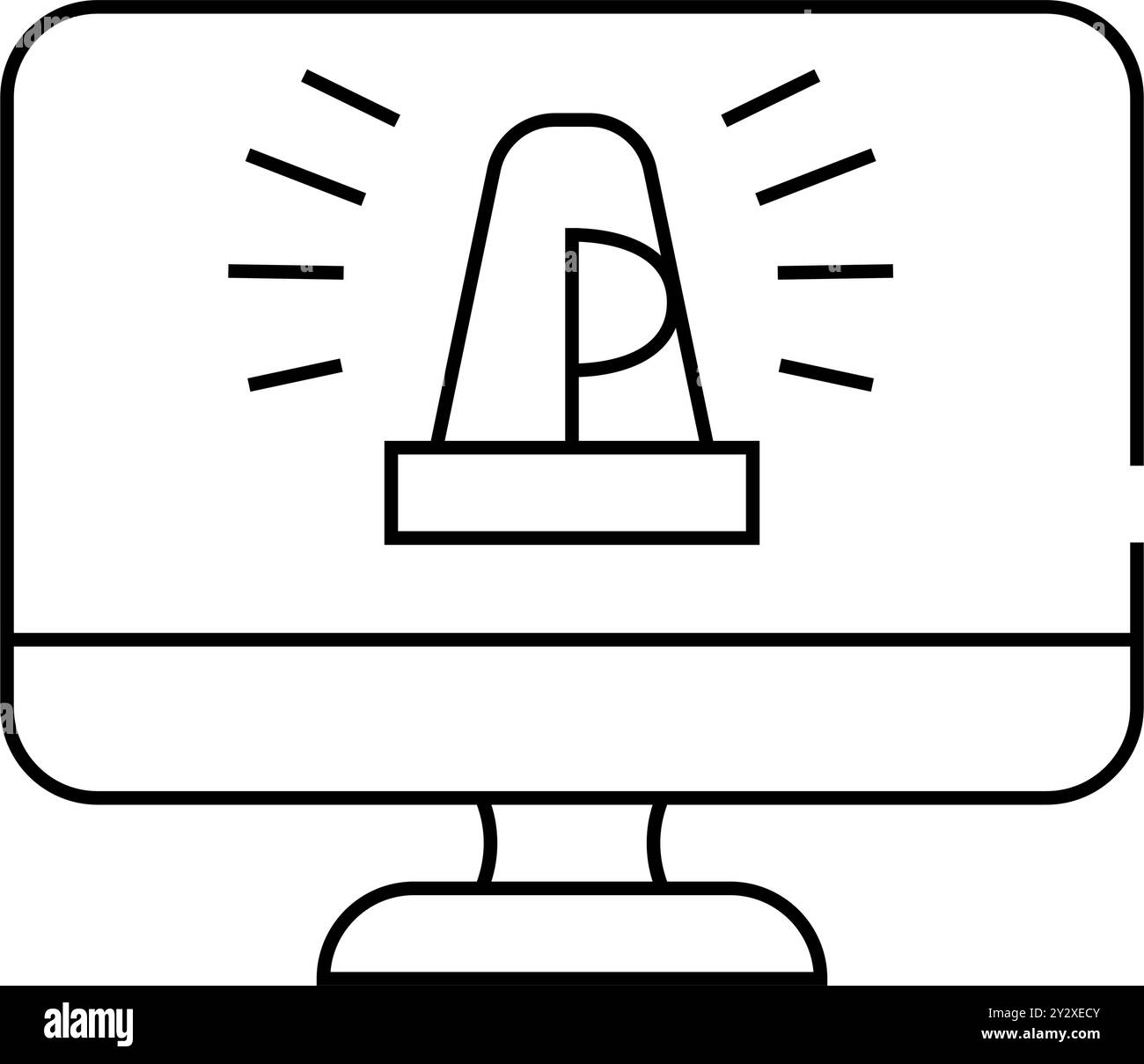 checklist tasks line icon vector illustration black Stock Vector Image ...