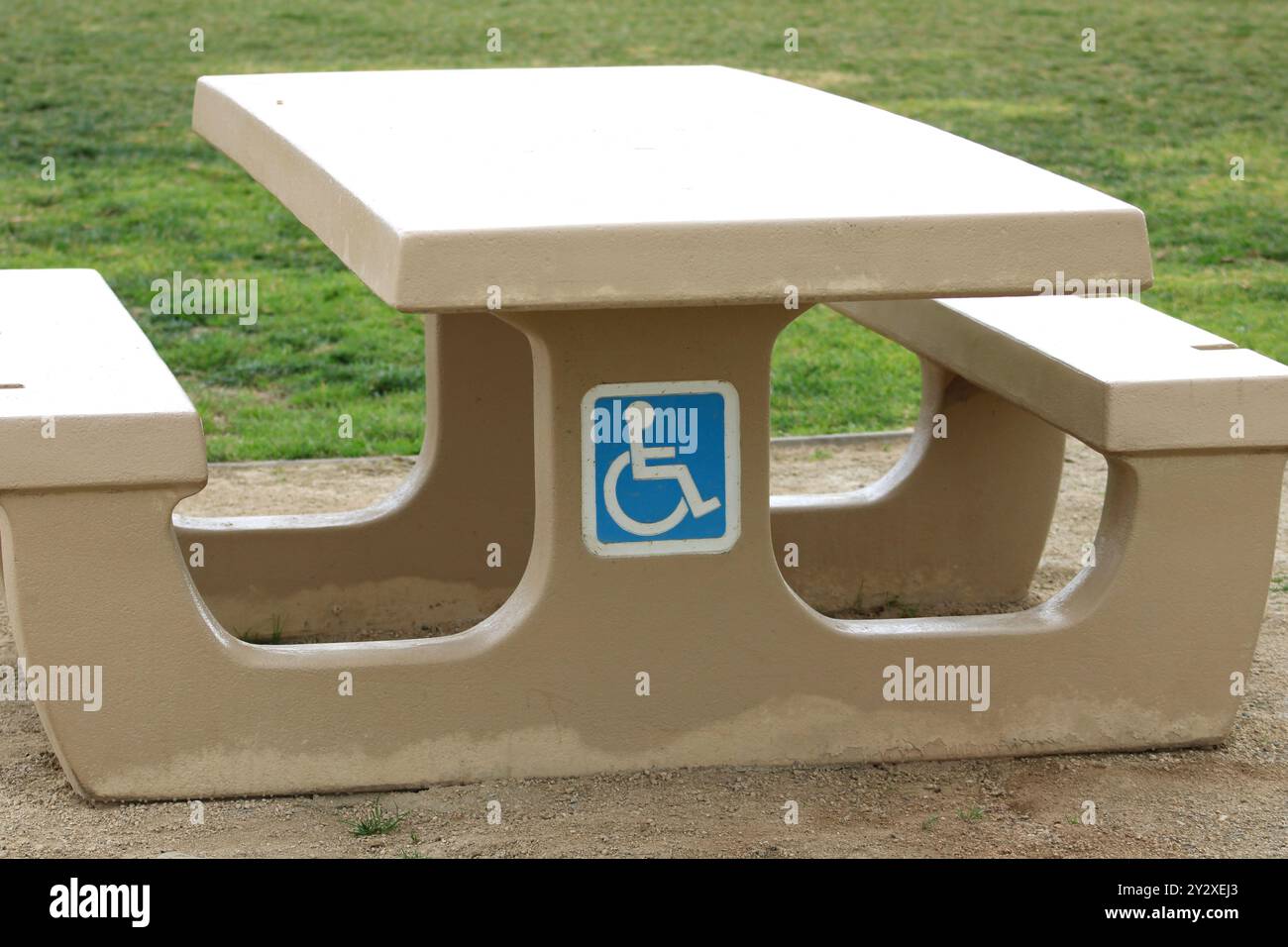 handicap accessible table for all Stock Photo - Alamy