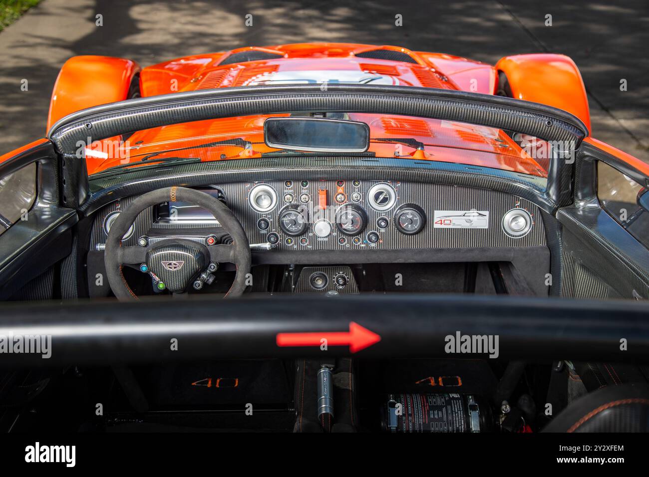 The Donkervoort D8 GT-40 is a high-performance sports car featuring a ...