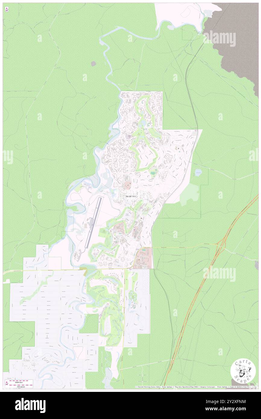 Deschutes county map Cut Out Stock Images & Pictures - Alamy