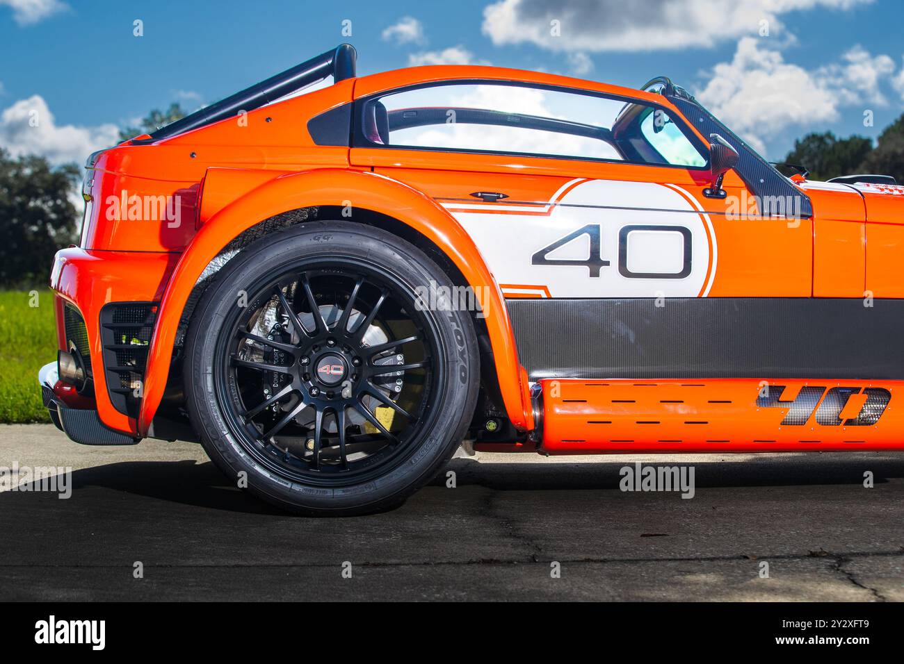 The Donkervoort D8 GT-40 is a high-performance sports car featuring a ...