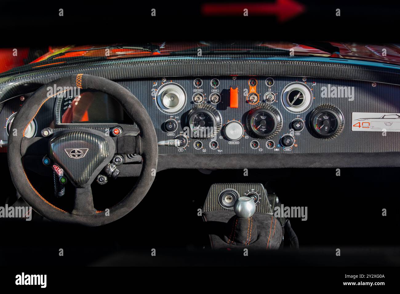 The Donkervoort D8 GT-40 is a high-performance sports car featuring a ...