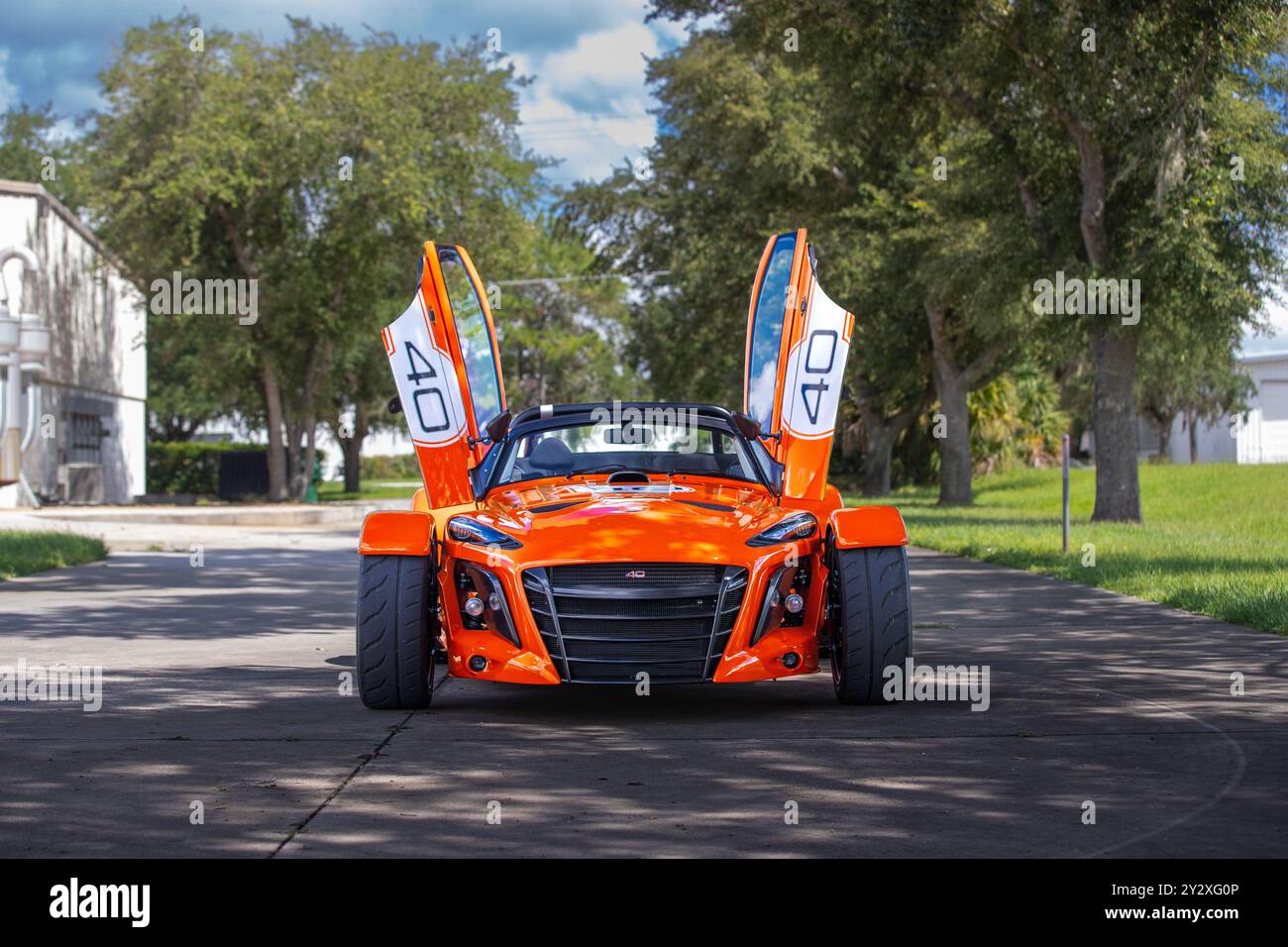 The Donkervoort D8 GT-40 is a high-performance sports car featuring a ...