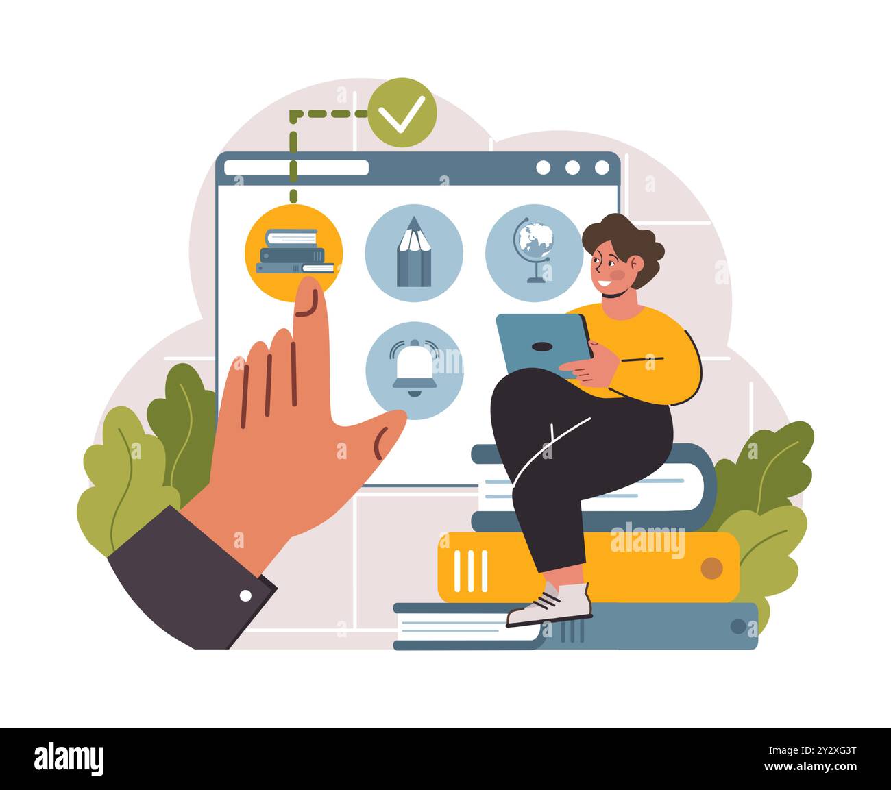 Children kids buying Stock Vector Images - Alamy