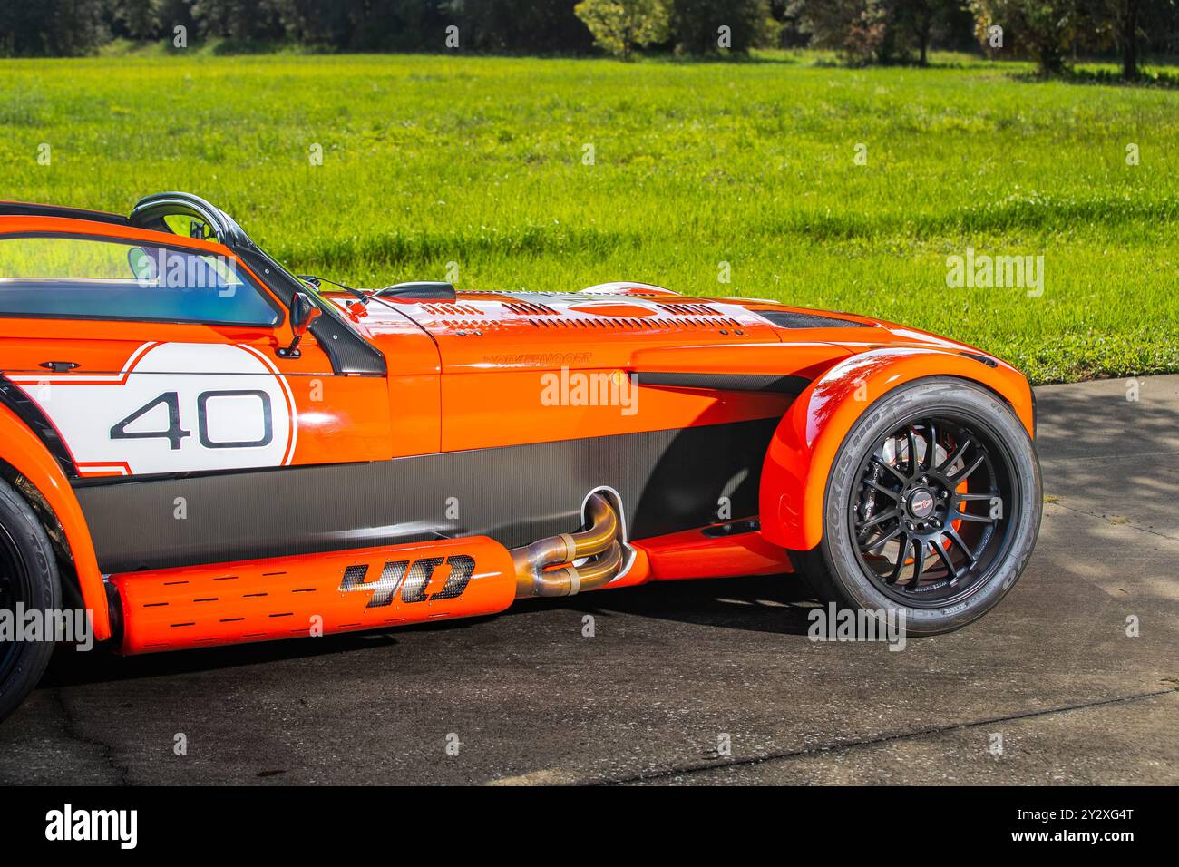 The Donkervoort D8 GT-40 is a high-performance sports car featuring a ...