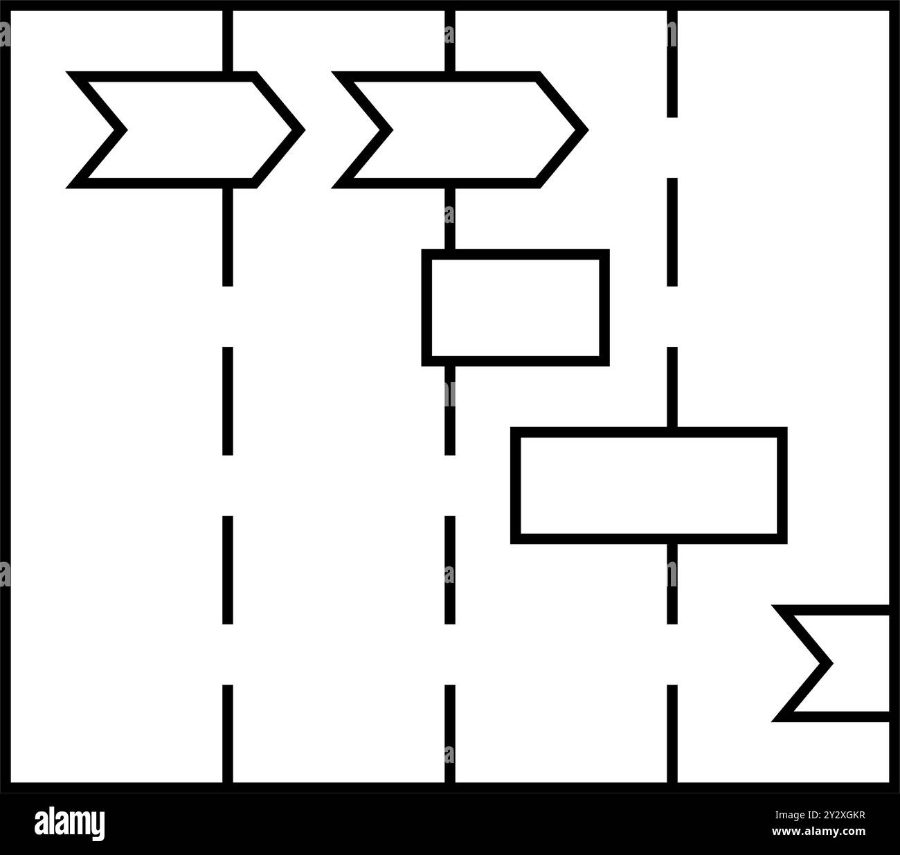 Project timelines Black and White Stock Photos & Images - Alamy