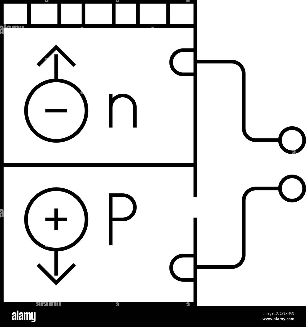 working principle line icon vector illustration black Stock Vector ...