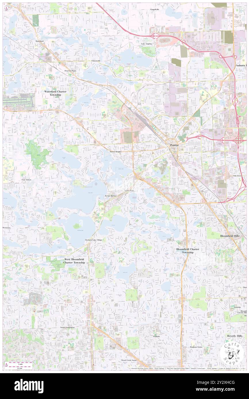 Map of sylvan lake hi-res stock photography and images - Alamy