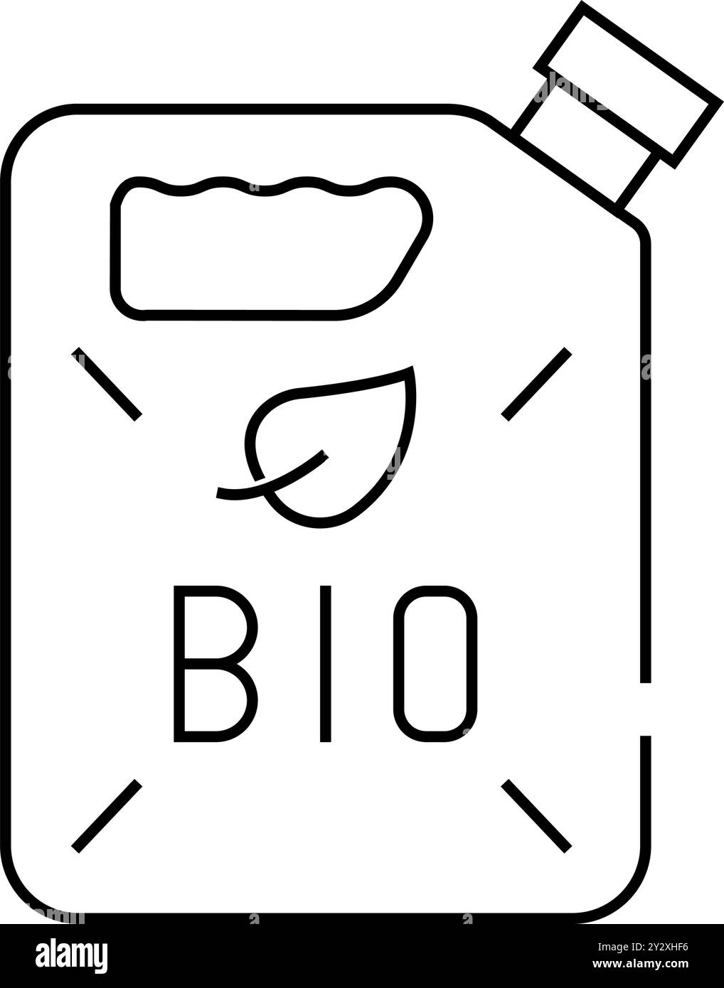 canister bio fuel line icon vector illustration Stock Vector Image ...