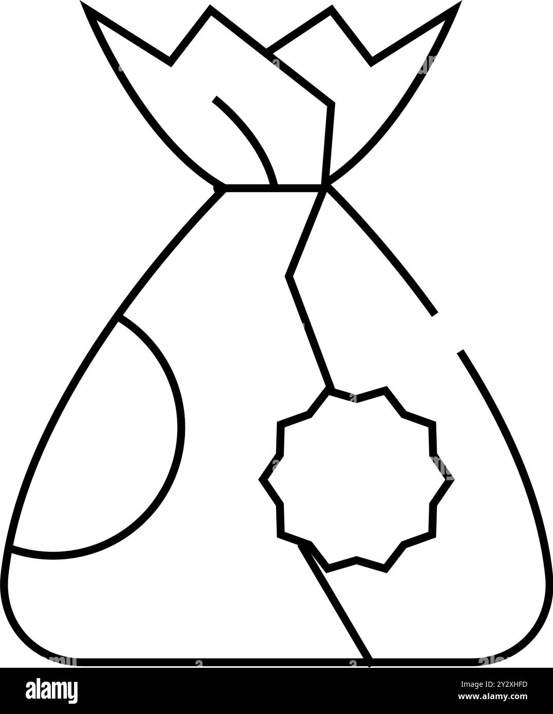 chocolate candy allergy line icon vector illustration Stock Vector ...