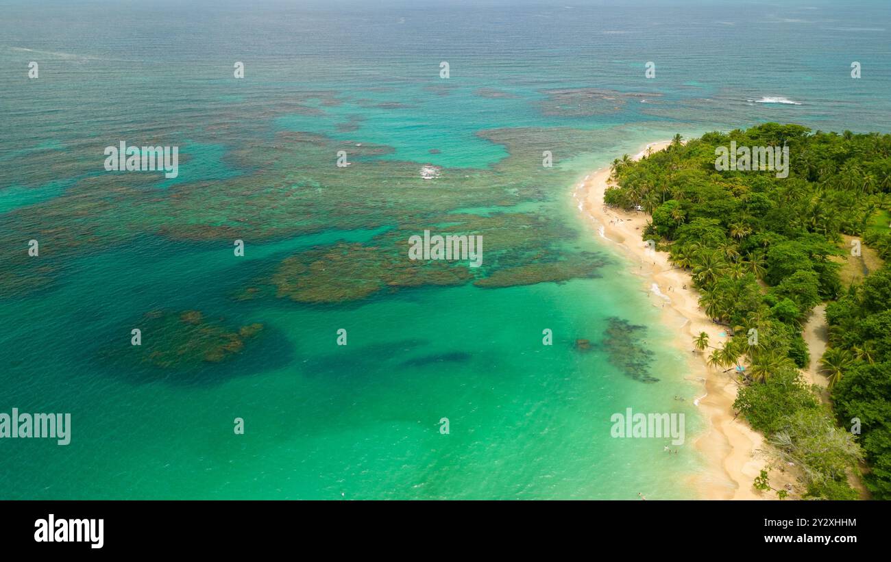 Aerial view of Punta Uva beach in the Costa Rica Stock Photo - Alamy