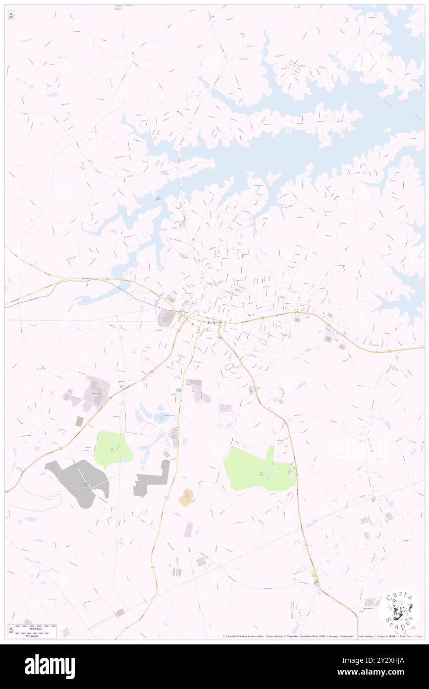Hartwell georgia map Cut Out Stock Images & Pictures - Alamy