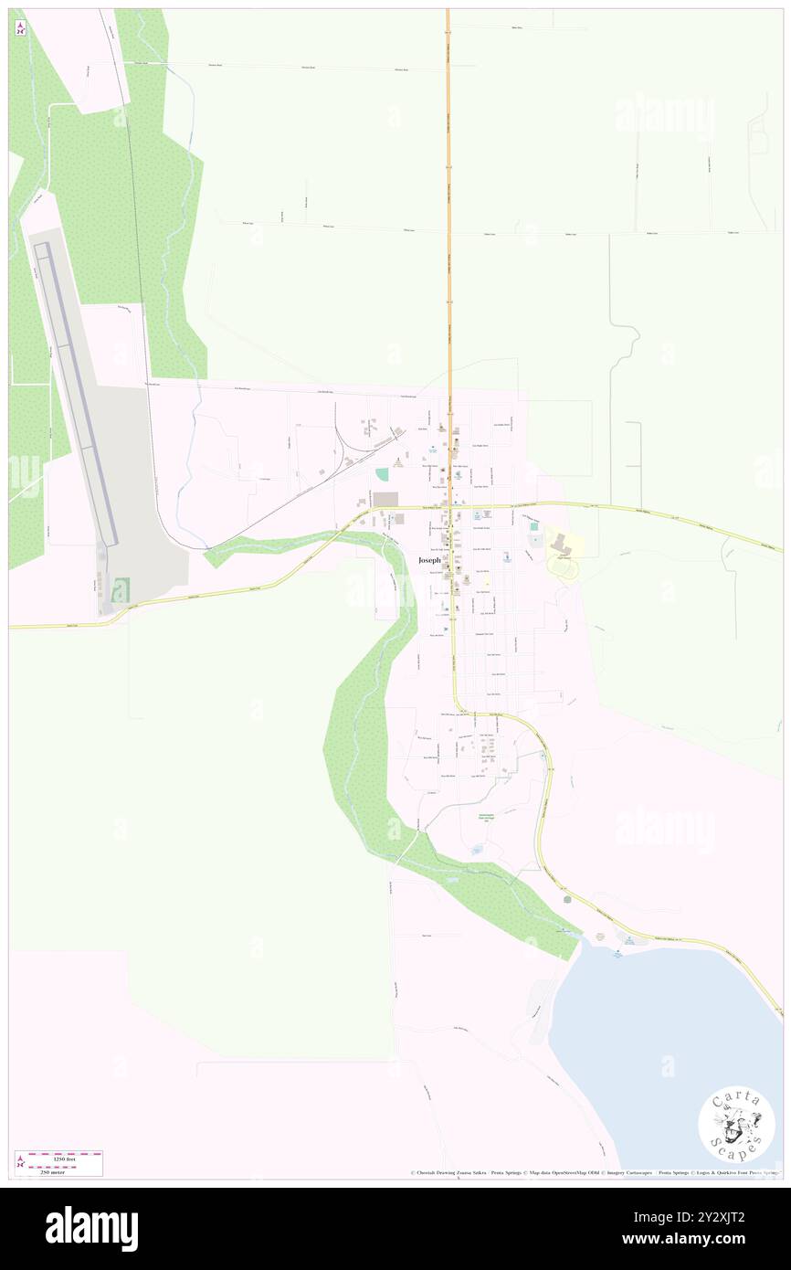 Joseph oregon map Cut Out Stock Images & Pictures - Alamy