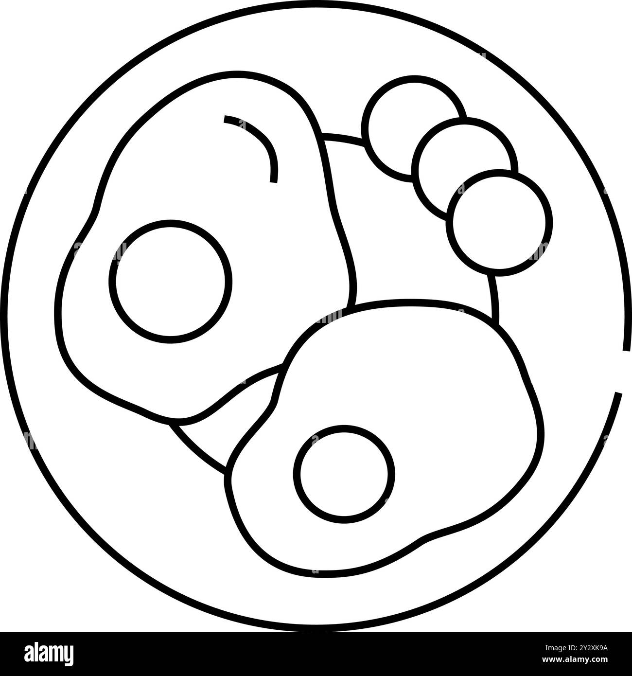 breakfast food line icon vector illustration sign Stock Vector Image ...