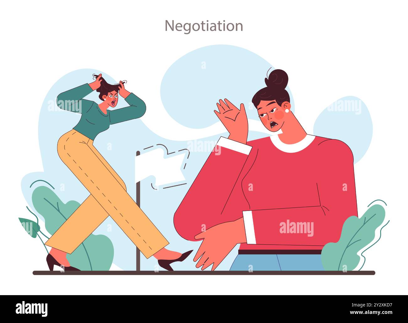 Soft skill development. Character with conflict resolution skill ...