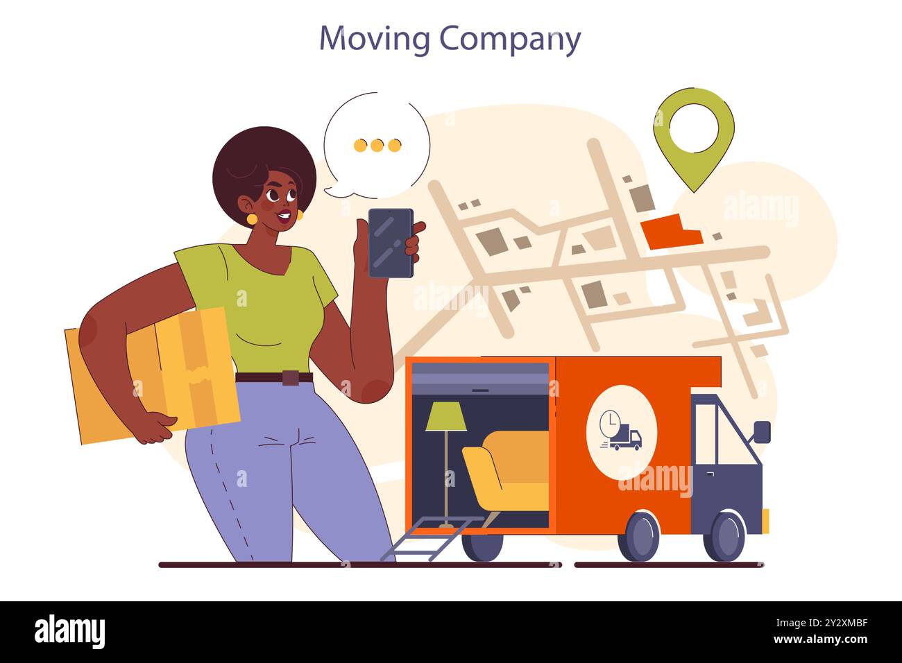 People moving out. Character pack belongings and relocating to a new ...