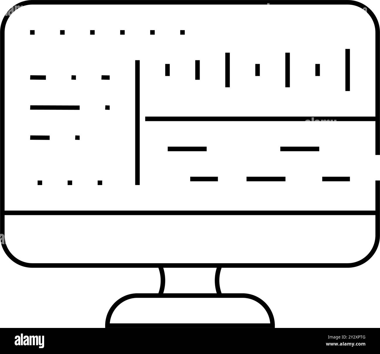 soft for audio processing line icon vector illustration Stock Vector ...
