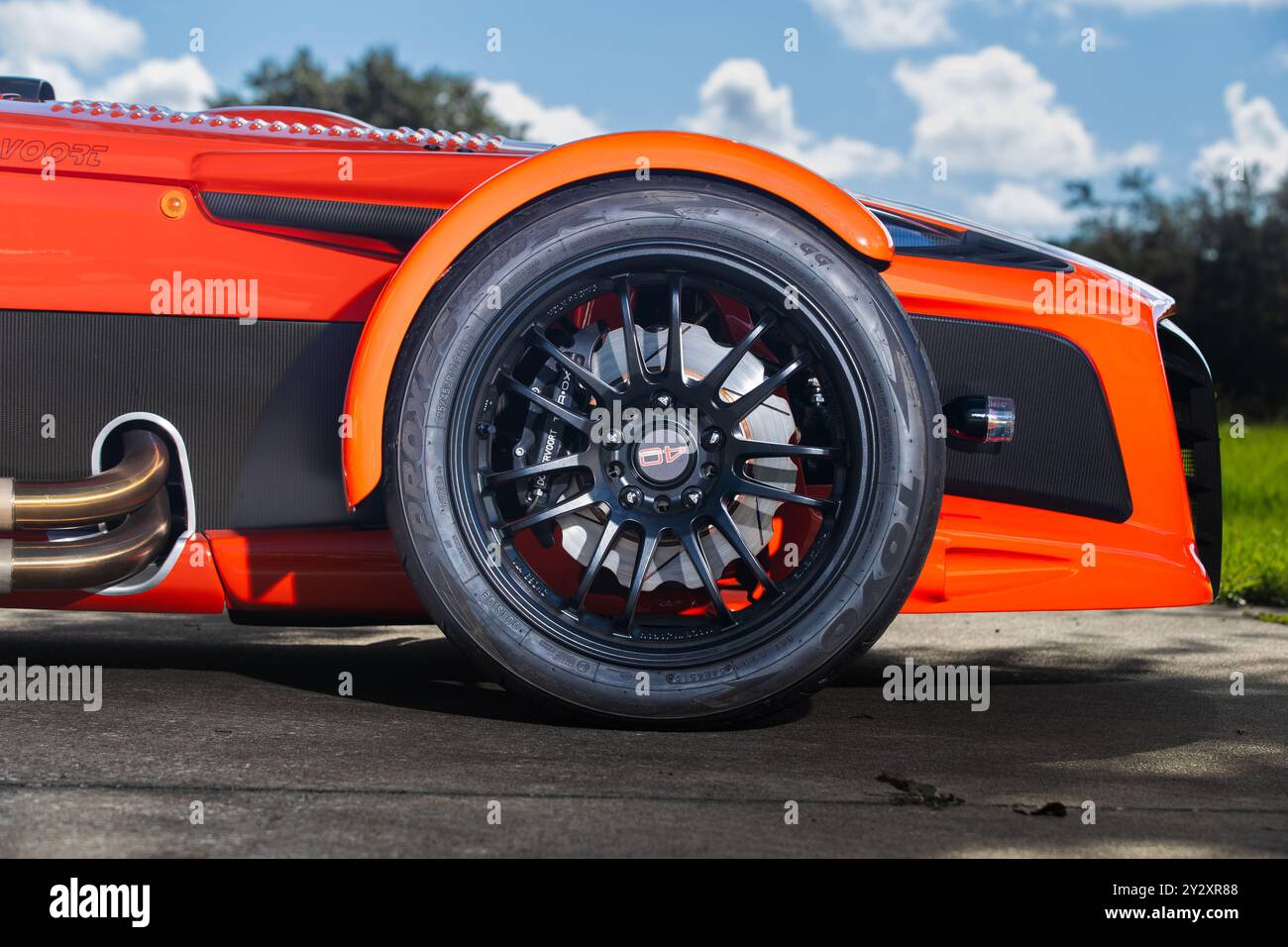 The Donkervoort D8 GT-40 is a high-performance sports car featuring a ...