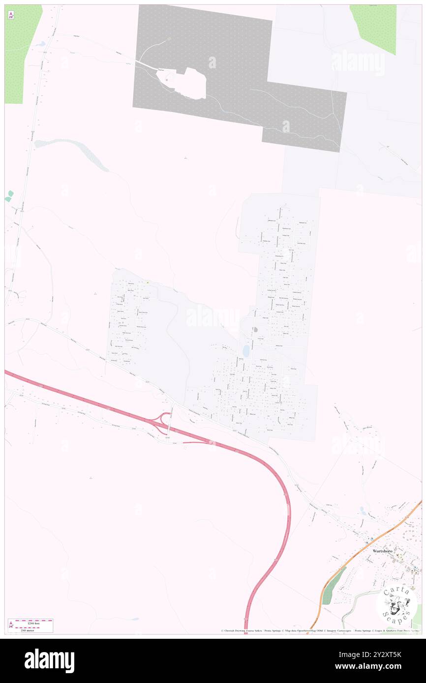 Wurtsboro new york map Cut Out Stock Images & Pictures - Alamy