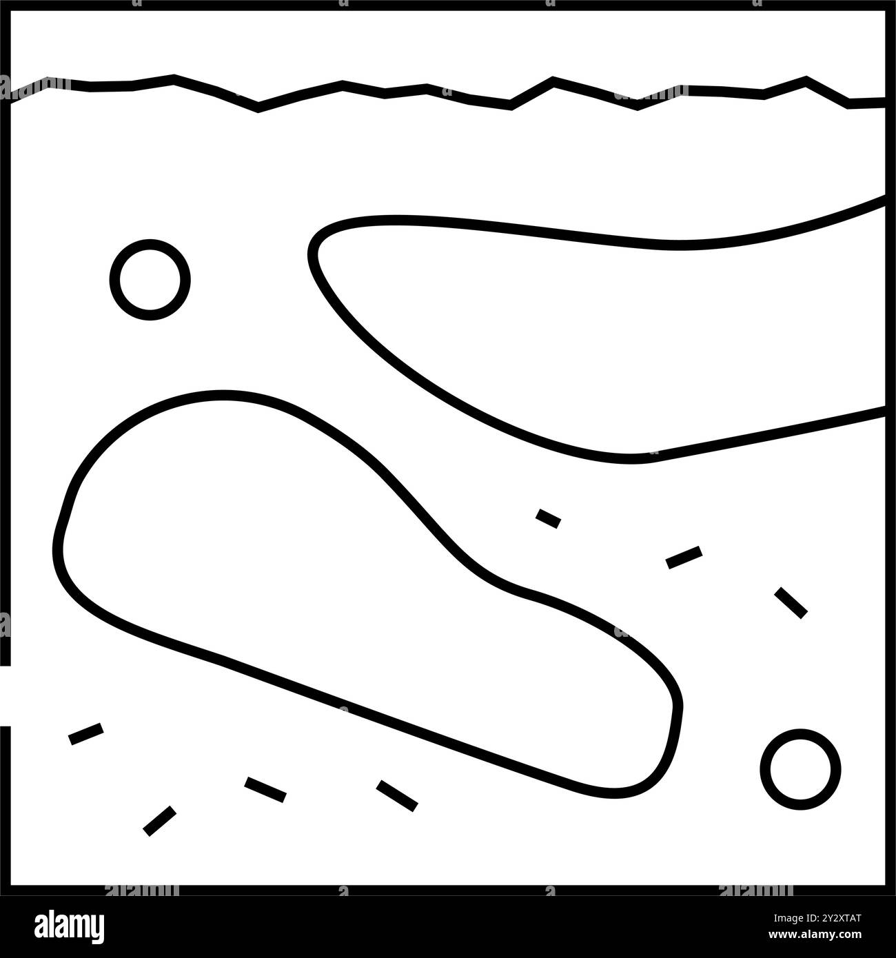 depth soil analysis line icon vector illustration Stock Vector Image ...
