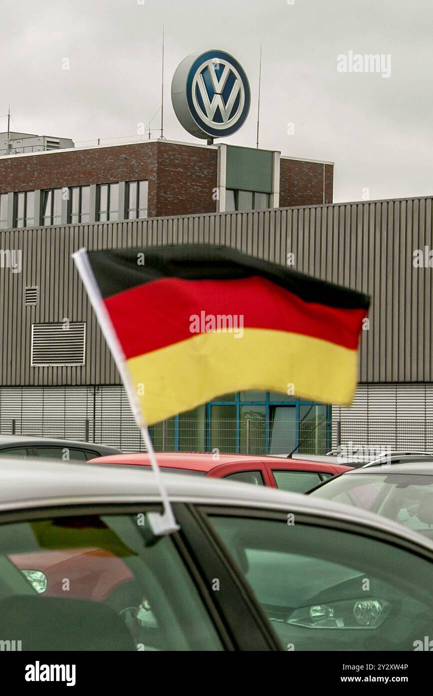 VW Volkswagenwerk Emden - gesehen am 18.06.2018 *** VW Volkswagen plant ...