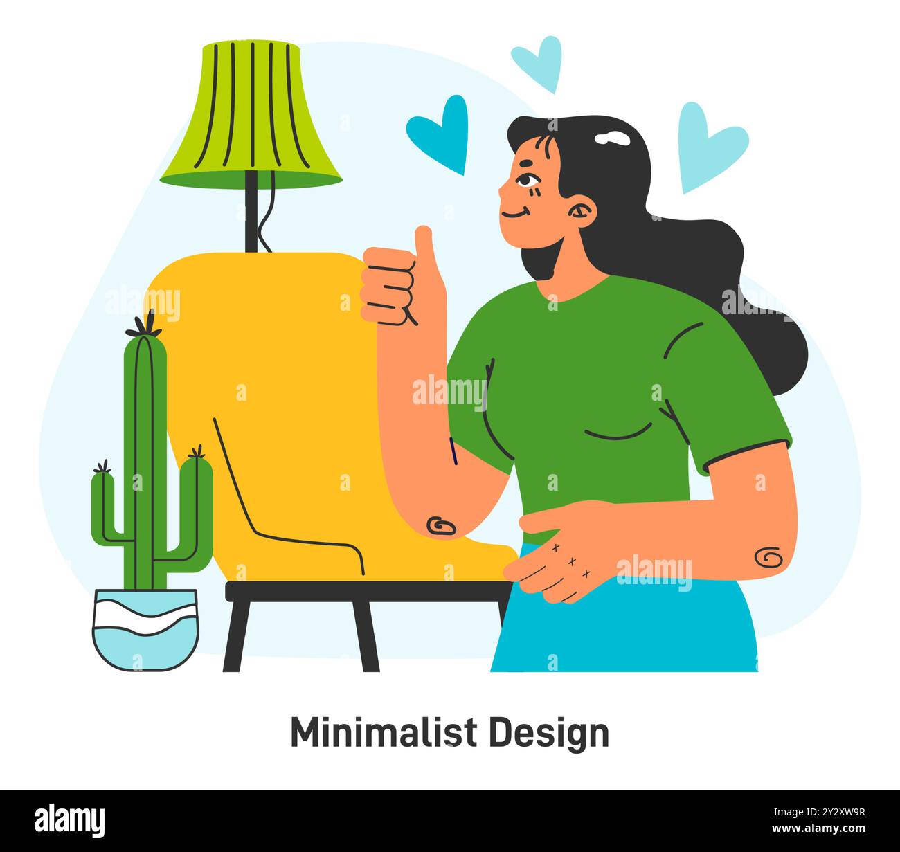 Minimalist lifestyle. Simple and restrained living practice. Modern ...