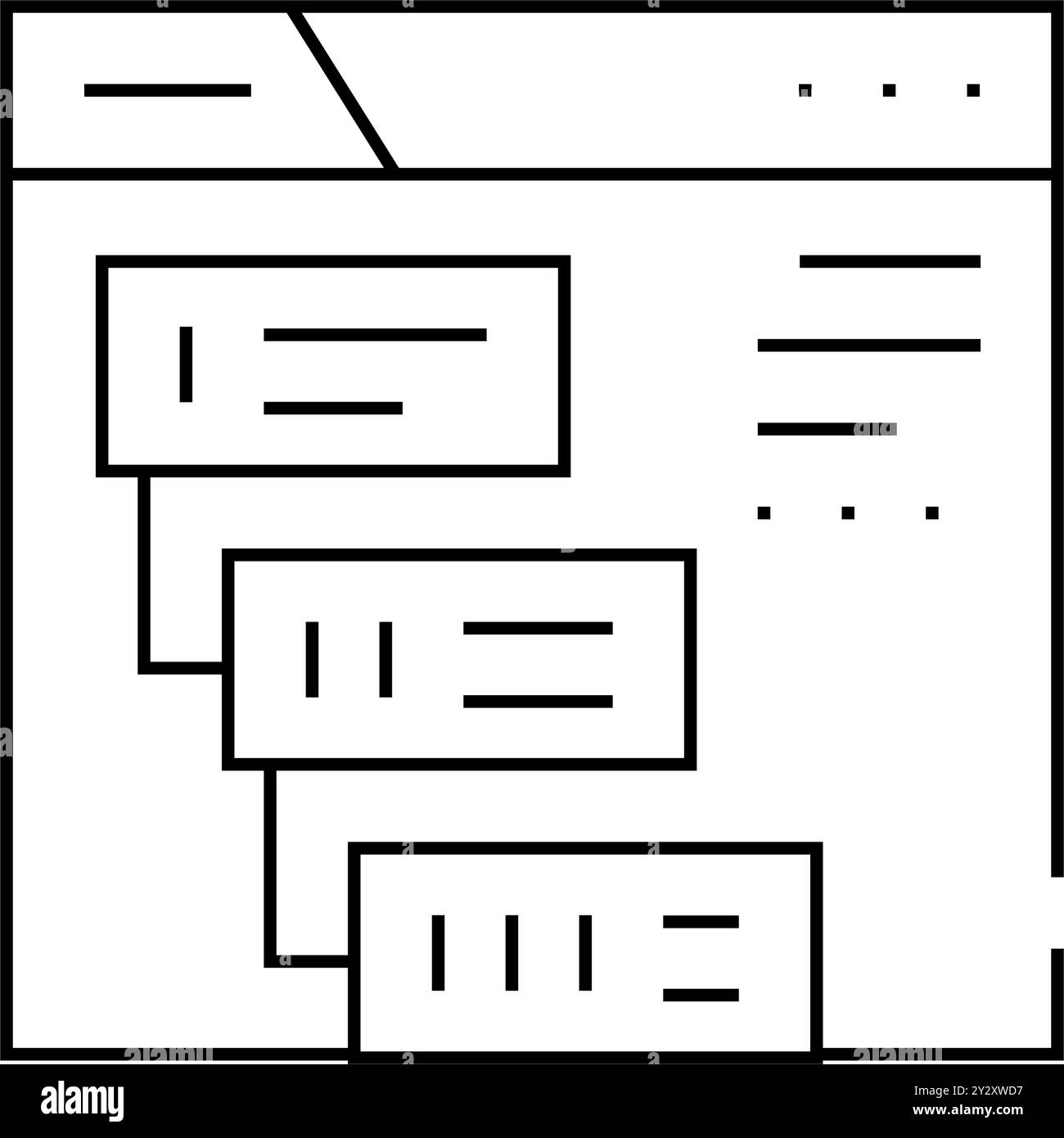 stages of communiction operator of call center line icon vector ...