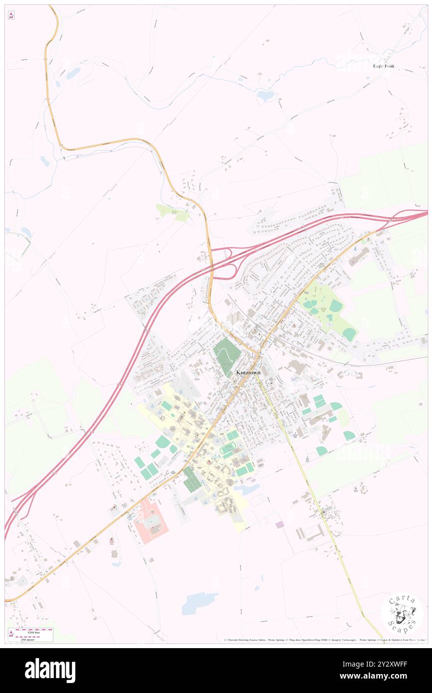 Map of kutztown hi-res stock photography and images - Alamy