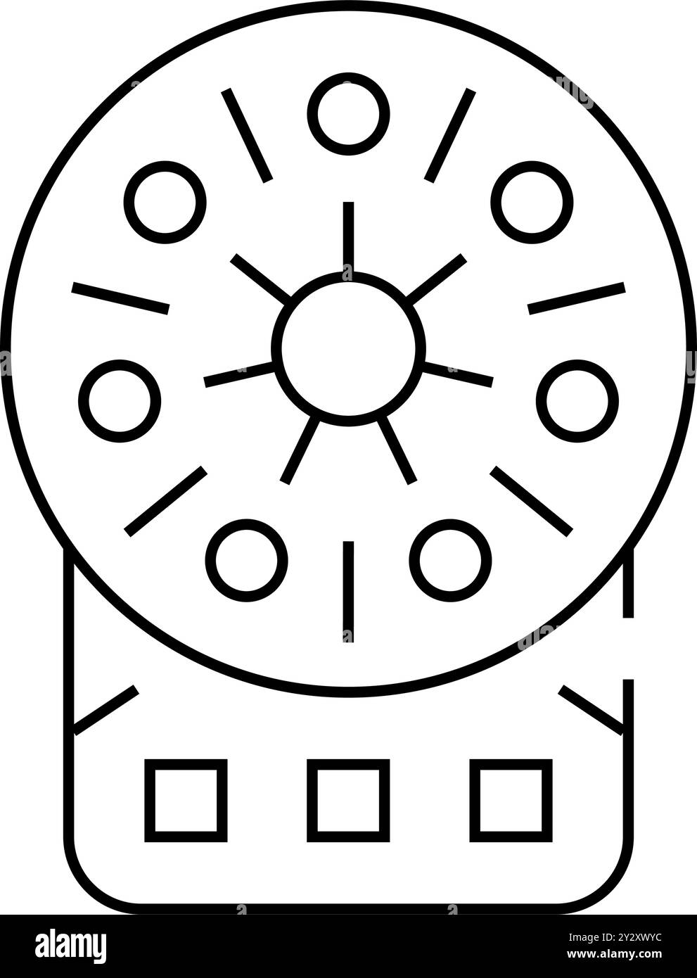 centrifuge laboratory equipment line icon vector illustration Stock ...