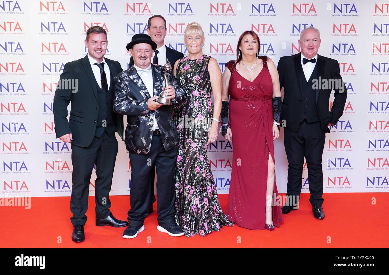 The cast of Mrs Brown's Boys, winners of the Comedy Award, at the ...