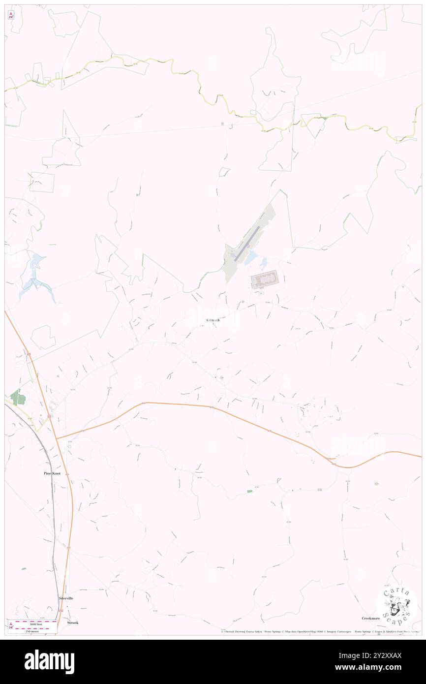 Map of mccreary hi-res stock photography and images - Alamy