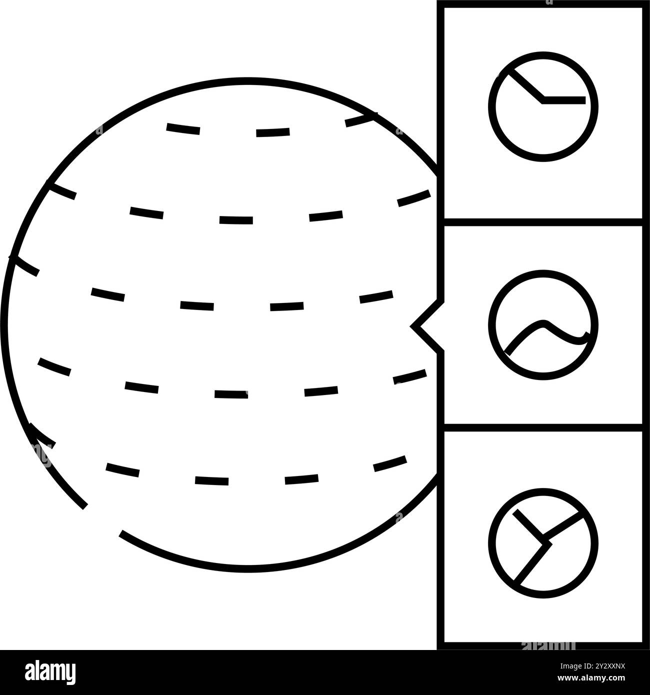 3d textures line icon vector illustration flat Stock Vector Image & Art ...