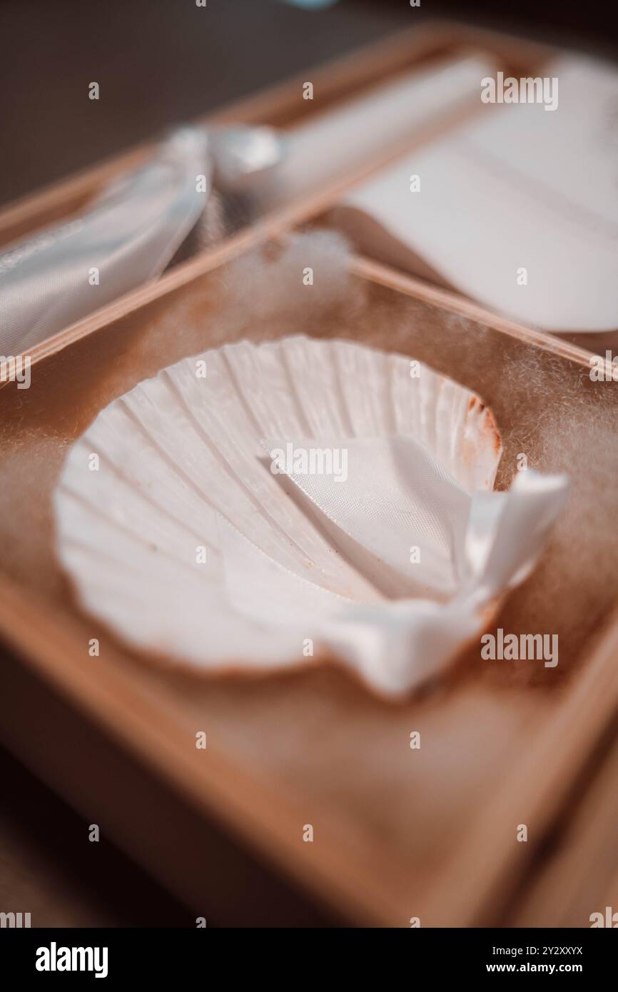 Baptism Shell Symbol Stock Photo - Alamy