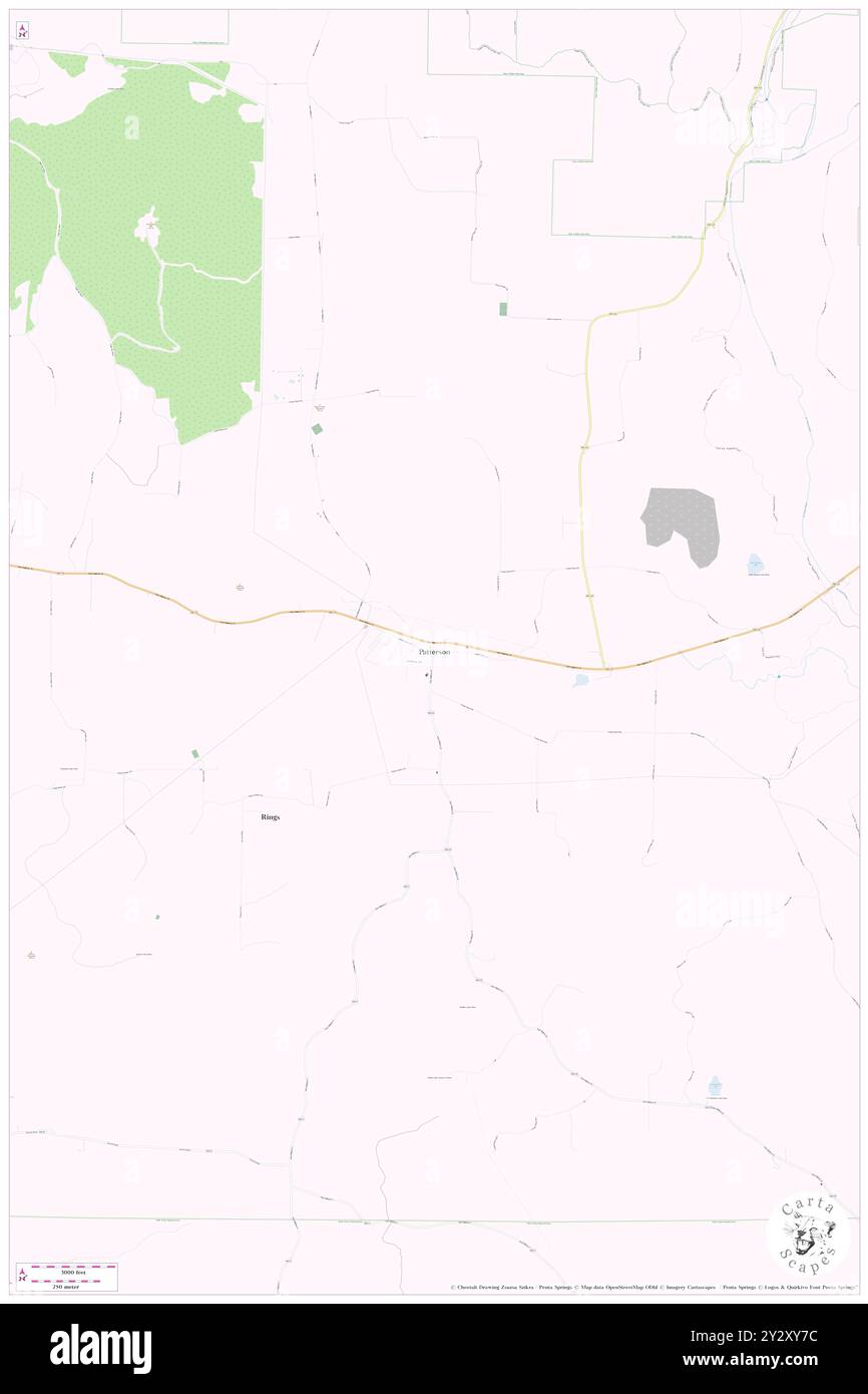 Map of patterson missouri Cut Out Stock Images & Pictures - Alamy