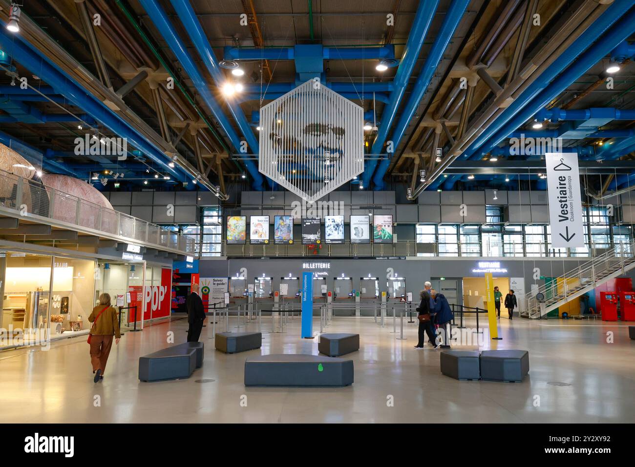 Paris centre pompidou interior hi-res stock photography and images - Alamy