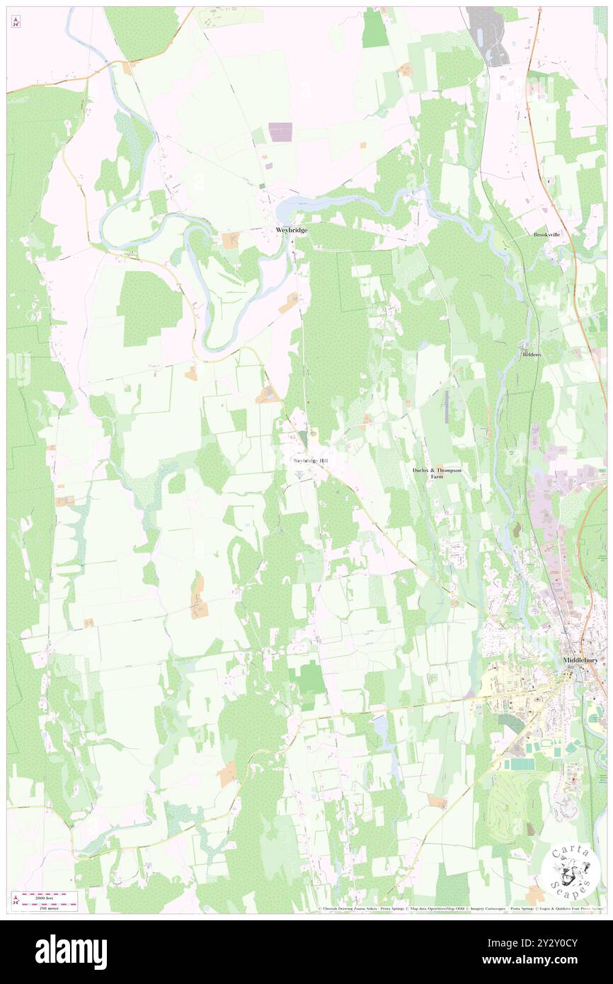 Weybridge Hill, Addison County, US, United States, Vermont, N 44 2' 18 ...