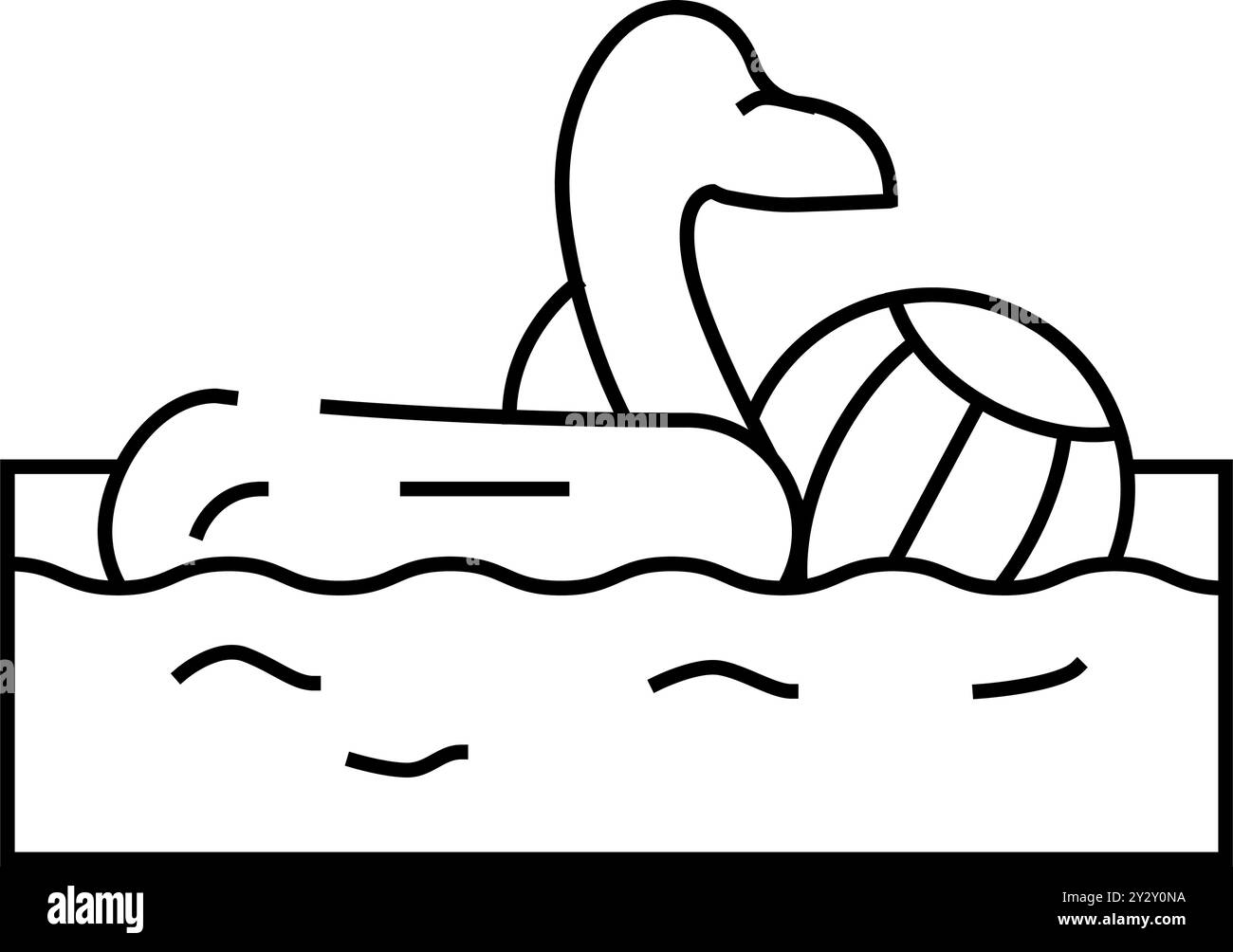 Rock pool black Stock Vector Images - Alamy