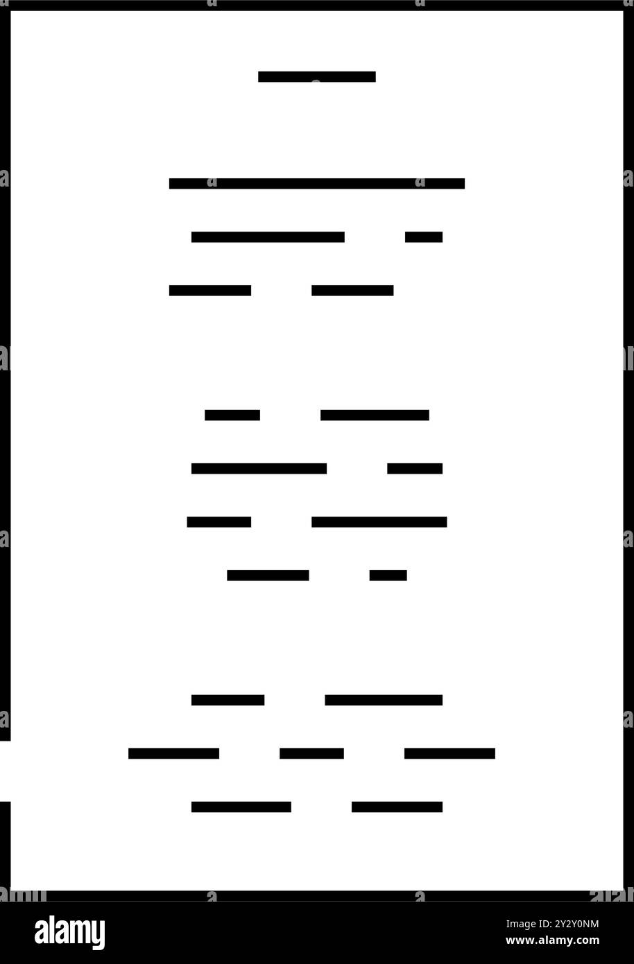 lyrics song text line icon vector illustration Stock Vector Image & Art ...