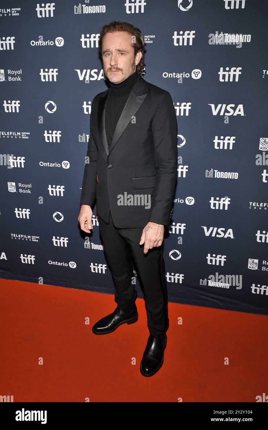 Toronto, Ontario, Canada. 06th Sep, 2024. Ben Foster. "Sharp Corner" Premiere during the 2024 ...