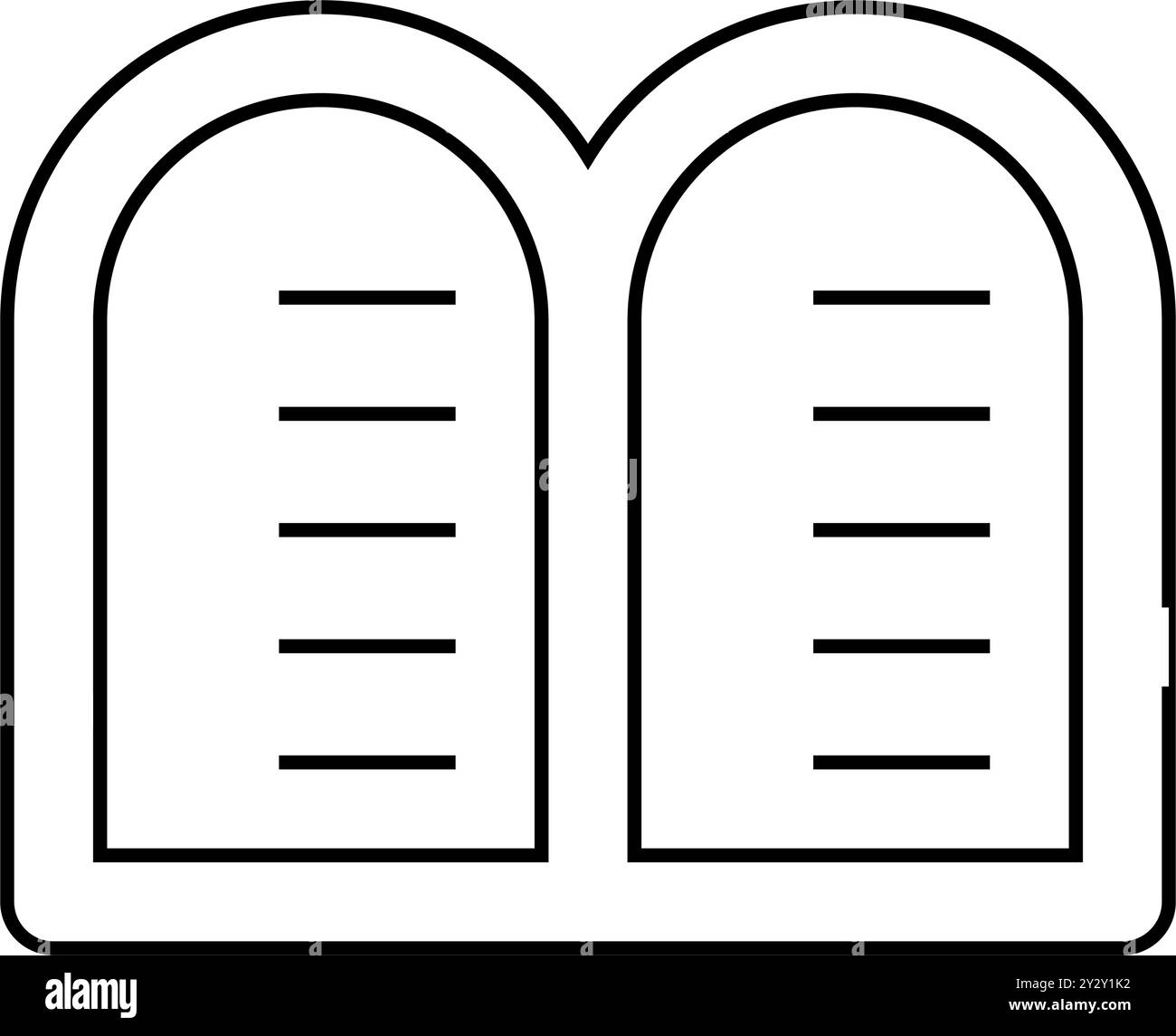 The tablets of the covenant Black and White Stock Photos & Images - Alamy