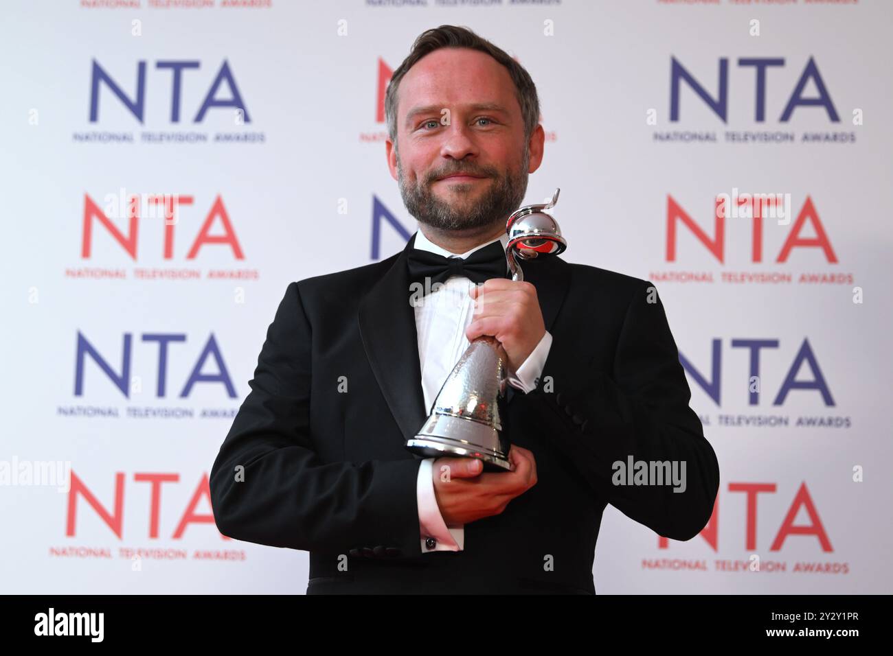 London, UK. 11 September 2024. Peter Ash, winner of the Serial Drama ...