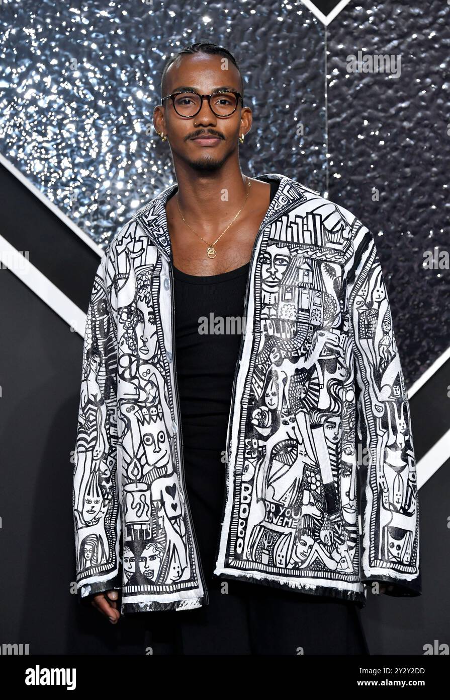 Yai Ariza arrives at the MTV Video Music Awards on Wednesday, Sept. 11 ...