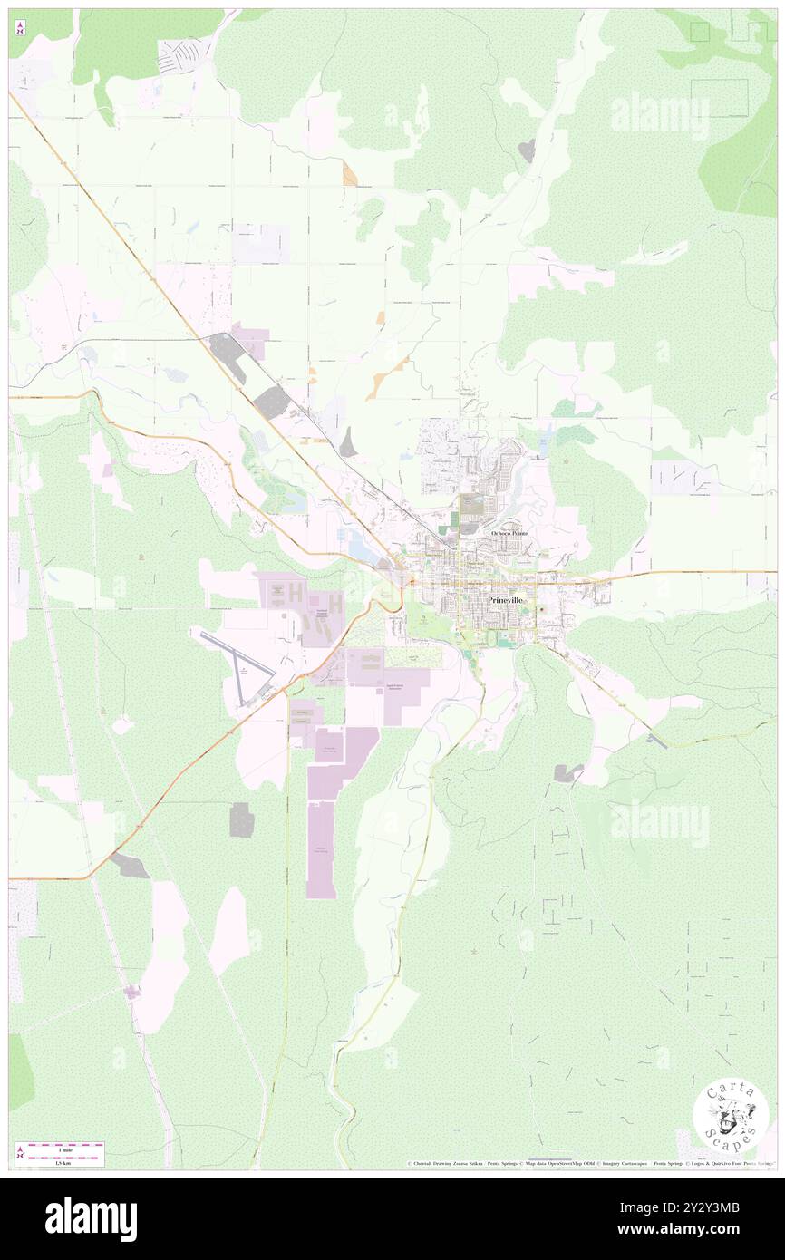 Map of crook hi-res stock photography and images - Alamy