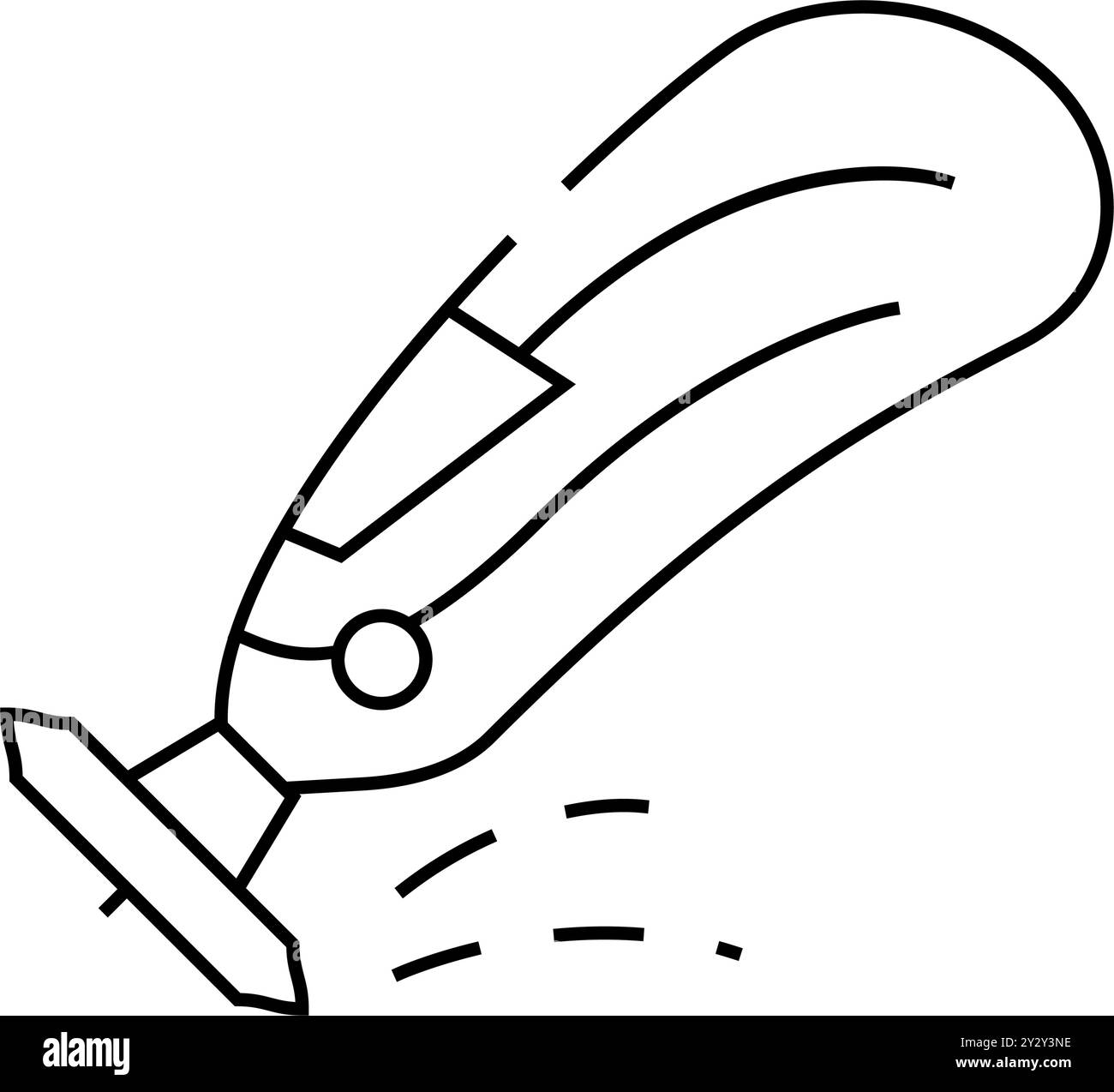 engraver multifunctional tool line icon vector illustration Stock ...