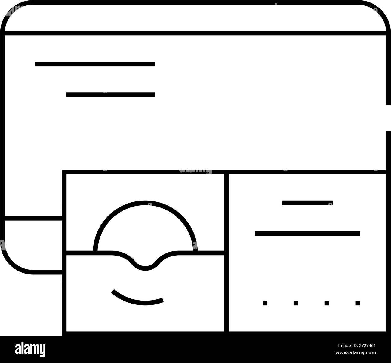 disc with operating system line icon vector illustration Stock Vector Image & Art - Alamy