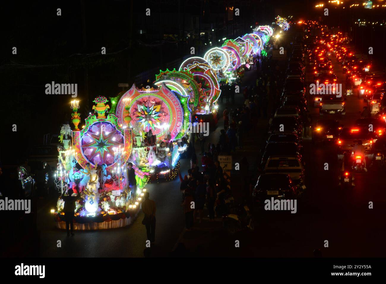 The celebrating Christmas with the dazzling star parade on more than ...