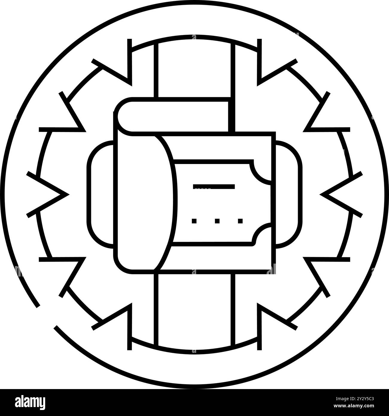 money trap line icon vector illustration Stock Vector Image & Art - Alamy