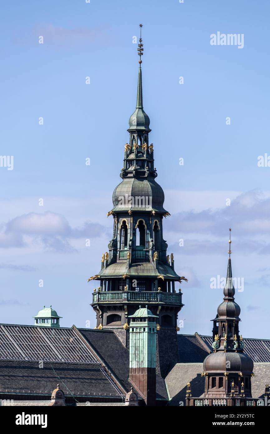 A close-up view of the Nordic Museum, a historic building's ornate ...