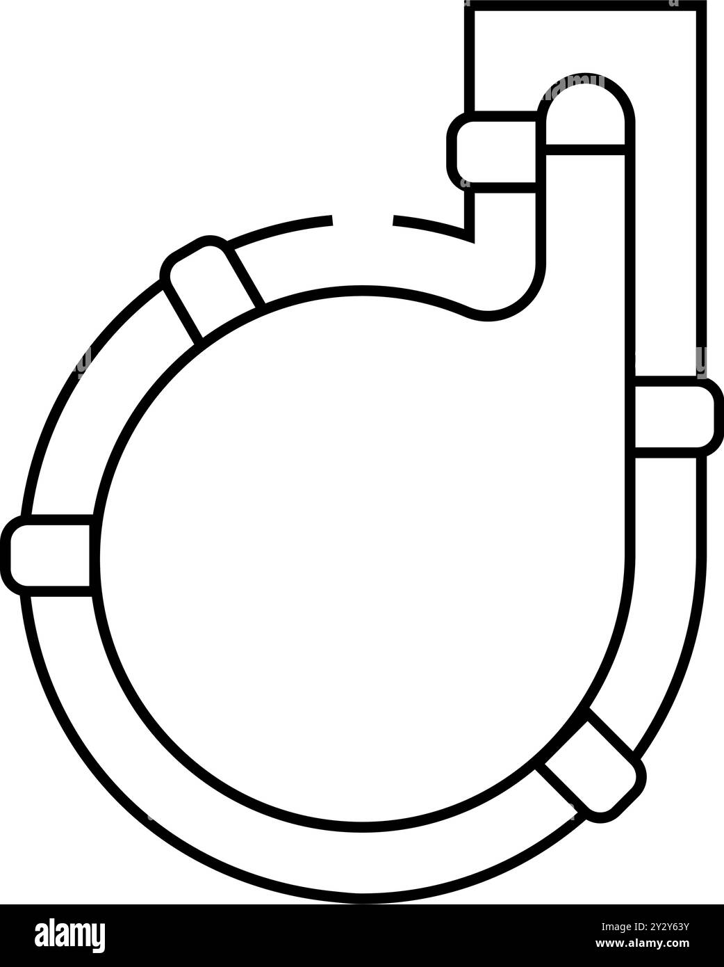 wineskin spain line icon vector illustration Stock Vector Image & Art ...